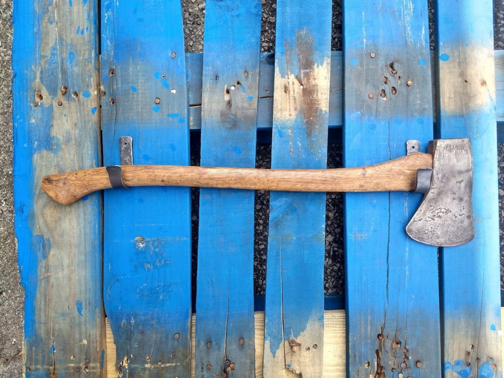 How to Hang an Axe on the Wall - Brown County Forge