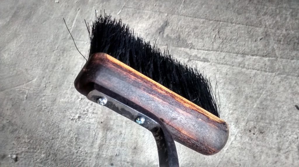 Custom Fire Tools Fireplace Broom - Brown County Forge - Brown County Forge
